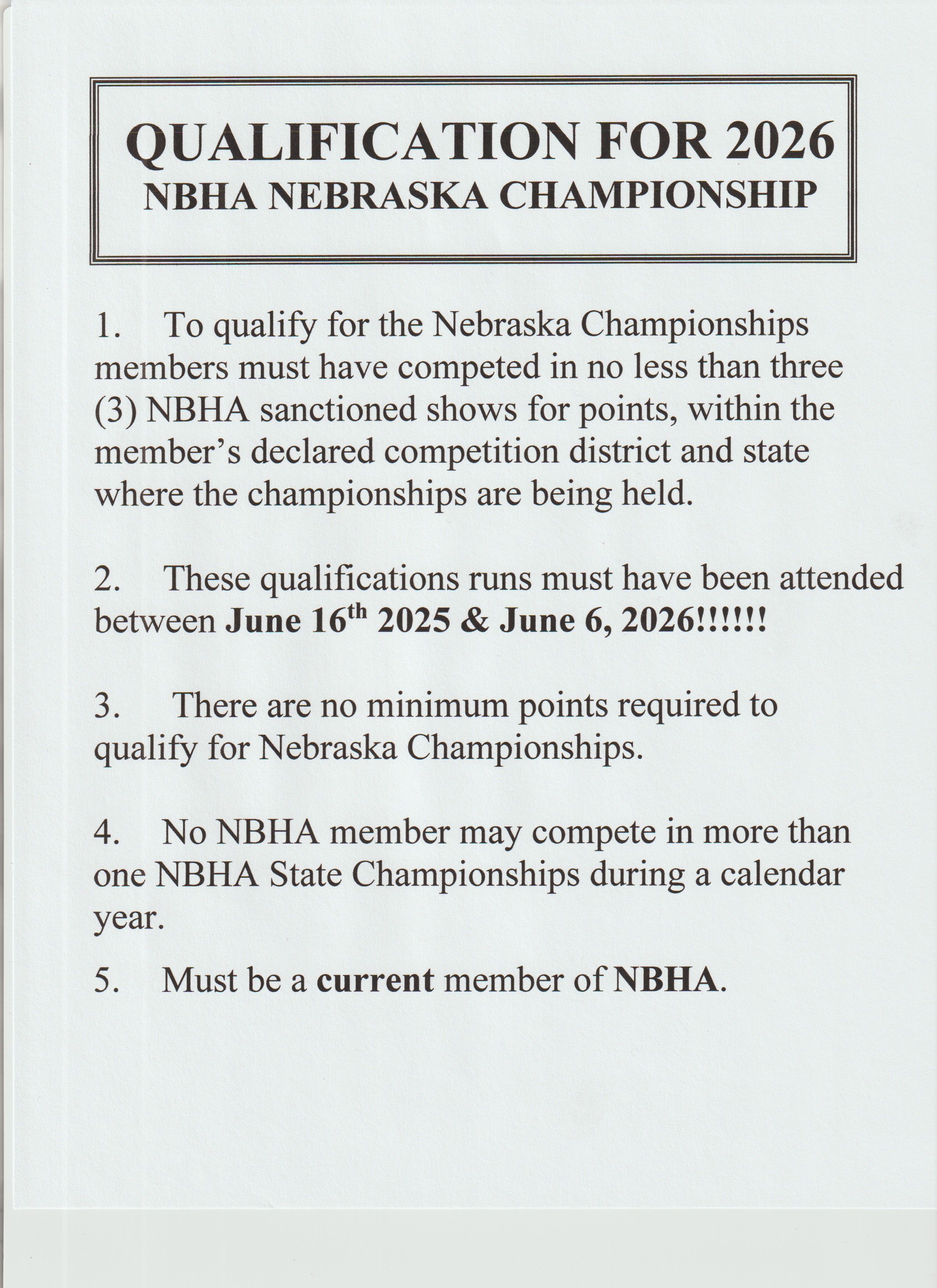 Nebraska National Barrel Horse Association - NBHA